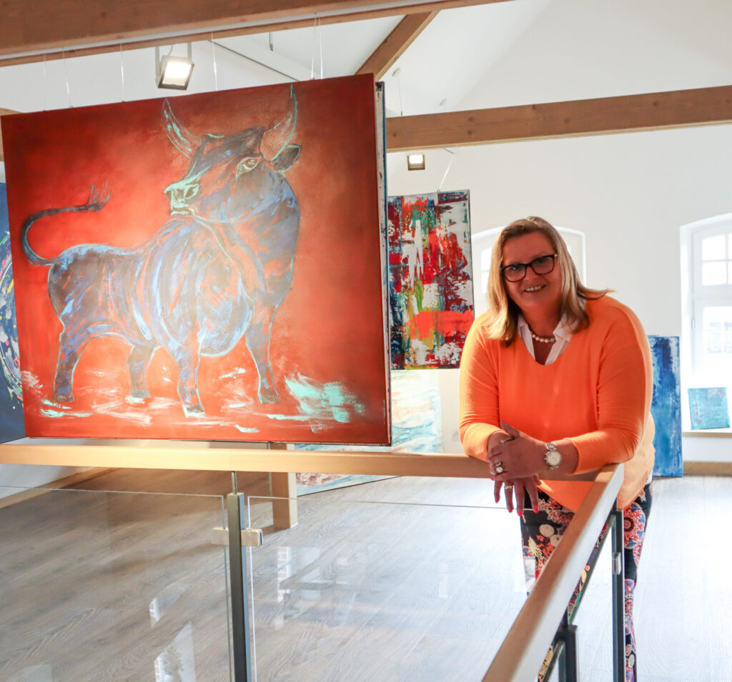 Eva Malinowski präsentiert Farbenpracht - Kulturscheune Lastrup